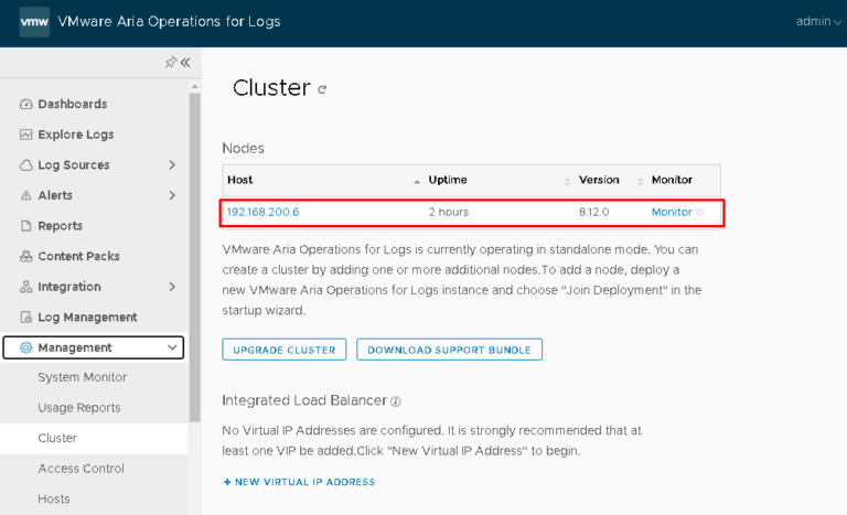 Clustering VMware Aria Operations for Logs - DPC Virtual Tips